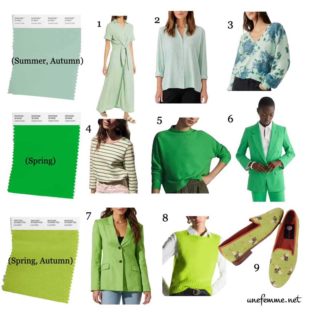 Spring fashion color trends 2023 - une femme x susan blakey