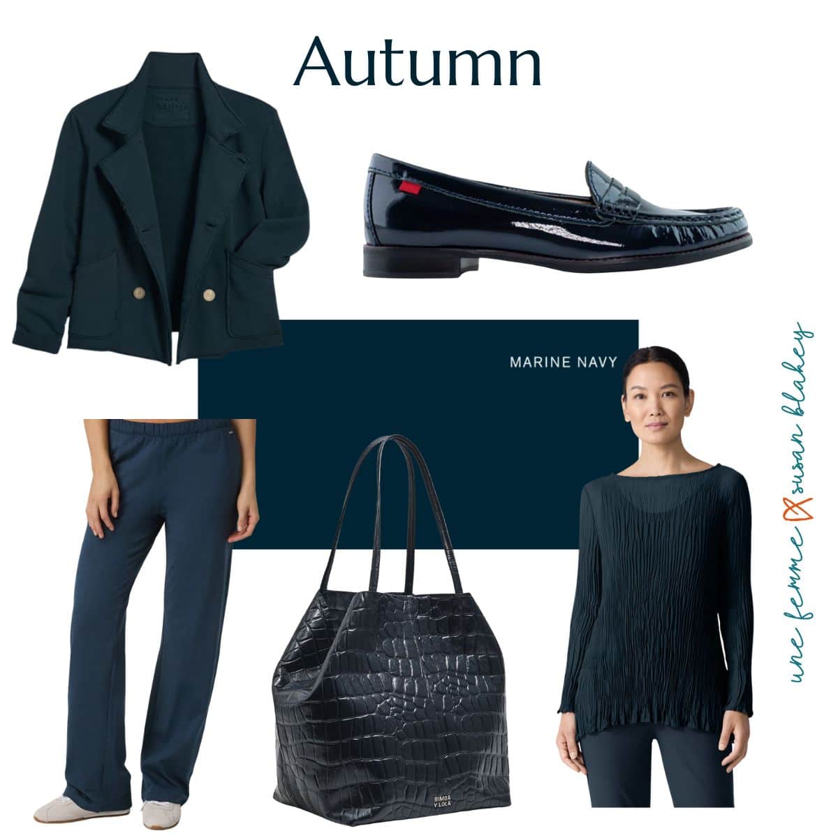 Best Navy for Your Color Season: Shades of Navy Explained - une femme x ...