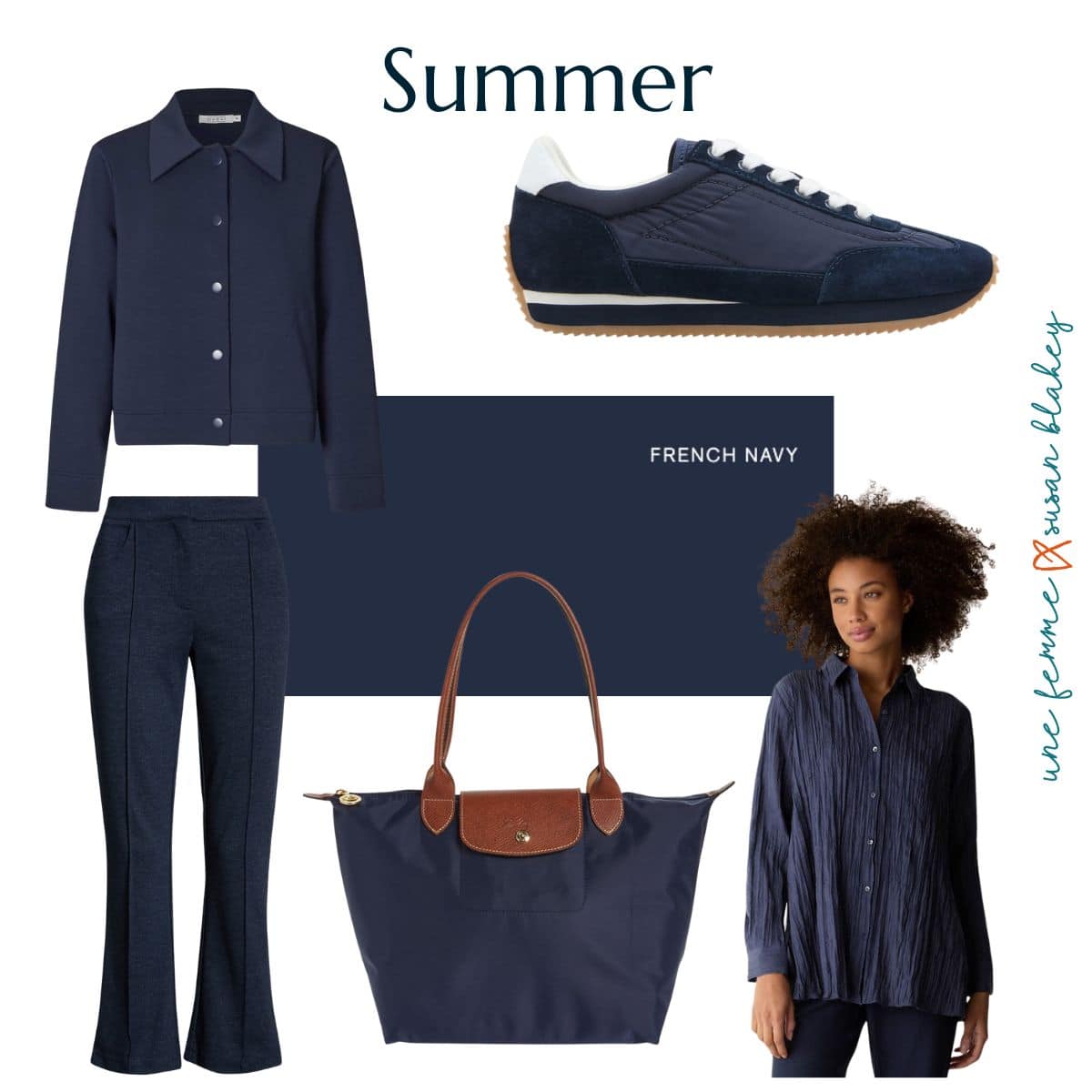 Best Navy for Your Color Season: Shades of Navy Explained - une femme x ...